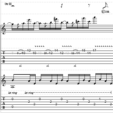 "The Unforgiven" by Metallica