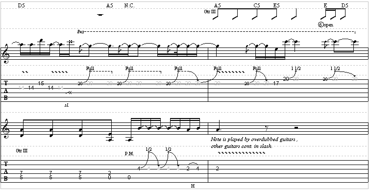 "The Unforgiven" by Metallica